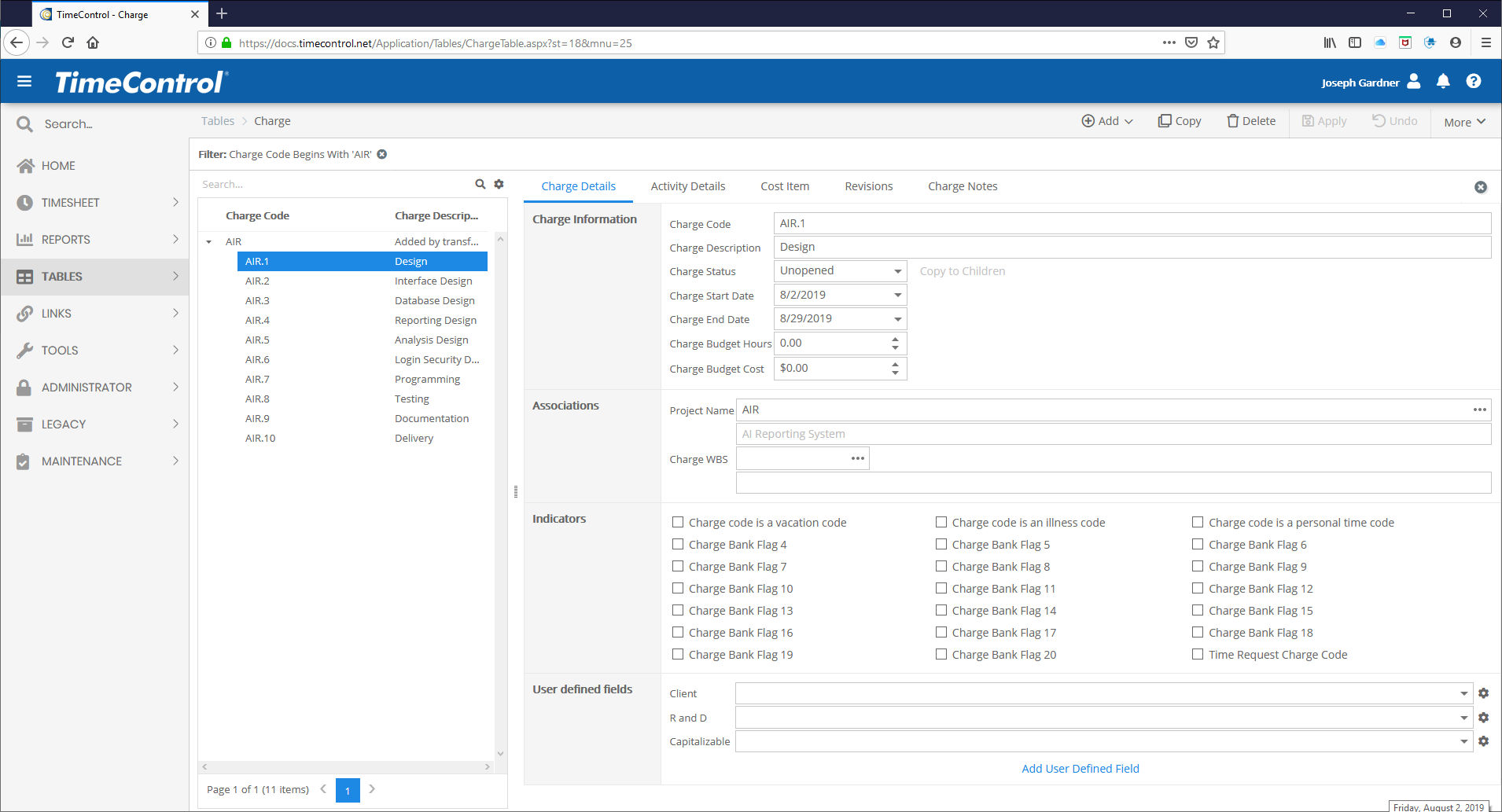 Linking TimeControl to Project Management at Different Levels ...